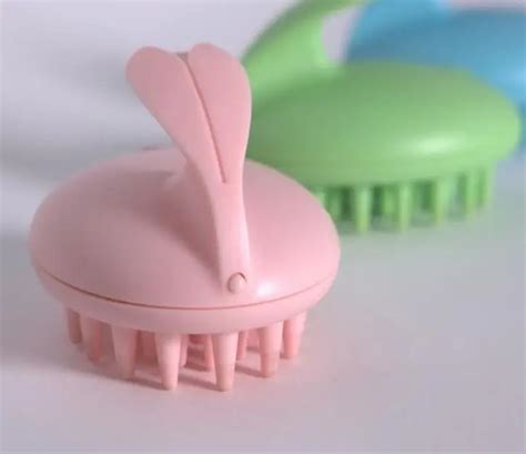 1Pcs Hot Selling Waterproof Electric Scalp Stimulate Vibrator Shower Bath Rubber Head Massage