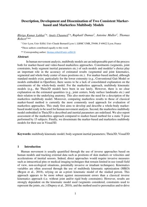 pdf description development and dissemination of two consistent