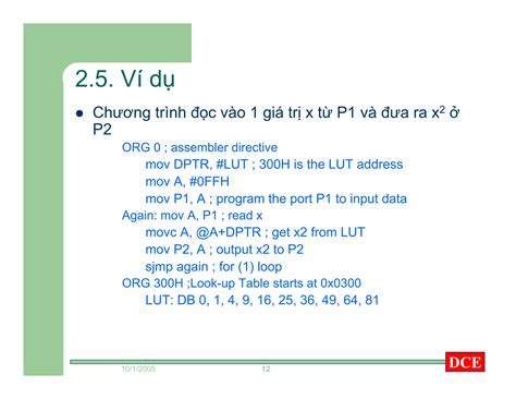 Chap3 8051 Microcontroller â€“ Assembly Ppt