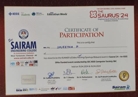 Sajeetha Prabakar On Linkedin Aestheticprogrammers Saurus24 Ieeecsociety Innovation Teamwork