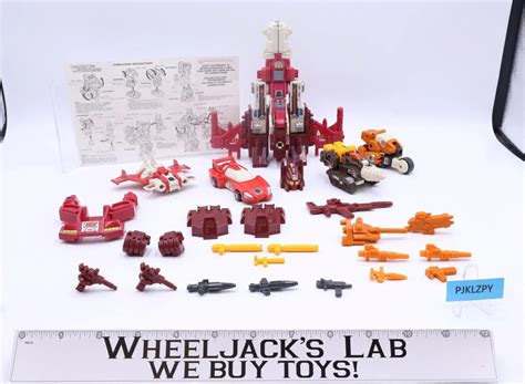 Computron 100 Complete Vintage 1987 G1 Transformers Hasbro Action Figure Wheeljacks Lab