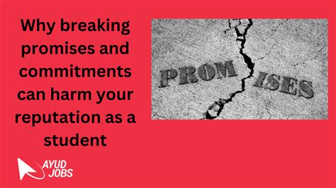 How Breaking Promises And Commitments Can Harm You Ayud Blog