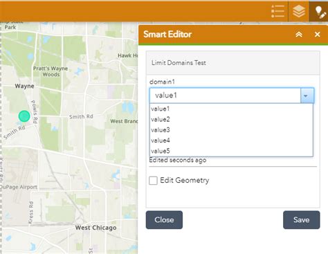 limit domain values available to the user when edi esri community