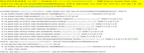 dubbo version 3 2 0 序列化问题，fastjson2 ，配置java正常[bug] · issue 1421