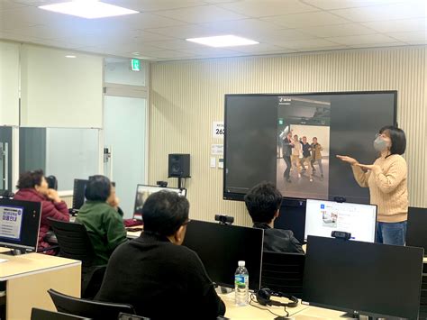 주안영상미디어센터 ‘숏폼짧은 영상 만들기 교육 현장 숏폼이 대세다 Sns 인싸되는 숏폼