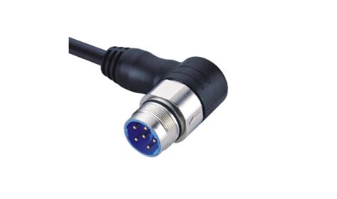 M23 숫놈 파워 몰딩 앵글 케이블 타입 숫놈 타입male Pin 파워용 몰딩 타입 M23 원형 커넥터 방수커넥터주크레켄