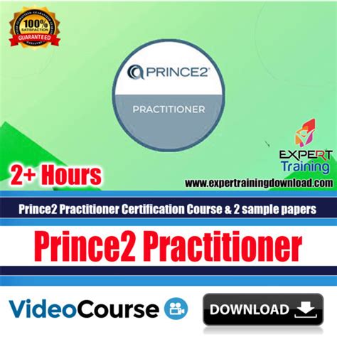 Prince2 Practitioner Certification Course And 2 Sample Papers Expert Training
