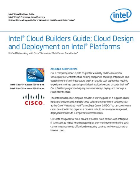Pdf Cloud Computing Xeon Cisco Virtualized Data Center Reference Architecture Guide Dokumen Tips