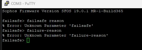 Failsafe Documentation Incorrect Feedback Product Documentation Feedback Sophos Community
