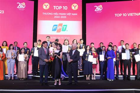 FPT được vinh danh Top thương hiệu mạnh Việt Nam