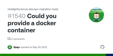 could you provide a docker container · issue 1540 · nkdagility azure
