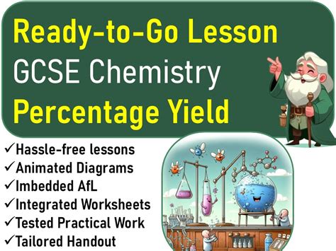 Percentage Yield Practical Lesson Alchemist Emporium Teaching Resources