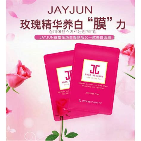 Jayjun Rose Blossom Mask 25ml X 10pcs Shopee Malaysia