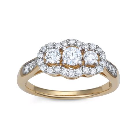 Lerose By Lexi And Rose 10k 34 Carat Tw Lab Grown Diamond Ring