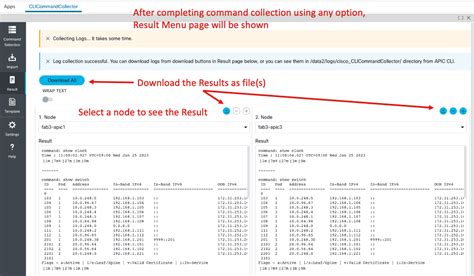 Aci App Clicommandcollector Automate Cli For Multiple Aci Nodes Cisco Community