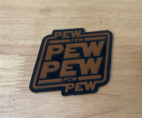 Pew Pew Pew Patch Etsy