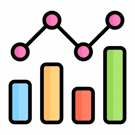 Data Analytics Metrics Performance Bar Chart Graph Icon