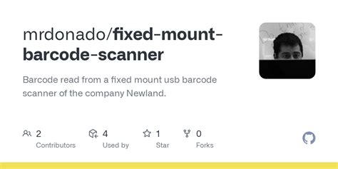 Github Mrdonado Fixed Mount Barcode Scanner Barcode Read From A Fixed Mount Usb Barcode
