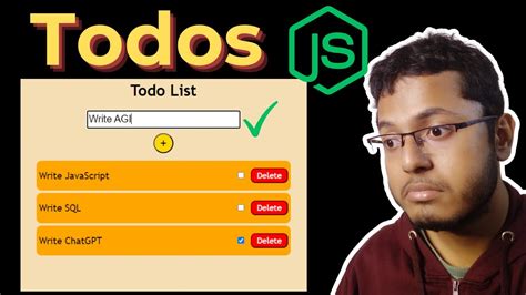 Learn Expressjs Building A Todos Api Hindi Youtube