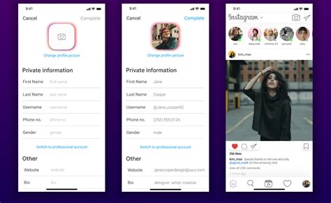 Instagram UI Redesign On Behance