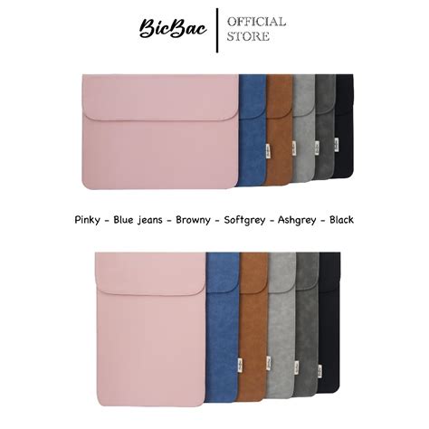 Jual Bicbac Tas Laptop Universal Bentuk Sarung Pouch Leather Dengan