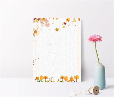 일러스트 바람 가을 단풍 잎 포스터 이미지 사진 605623875 무료 다운로드