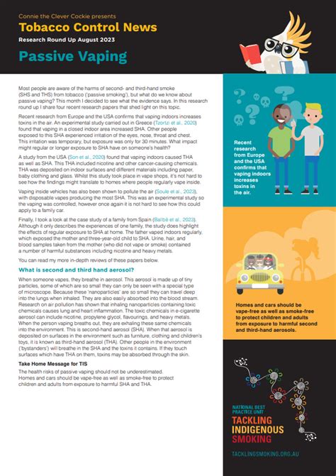 Connie The Clever Cockie Presents Research Round Up Passive Vaping