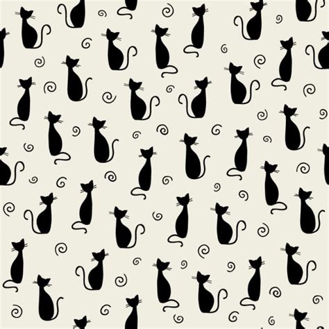 Premium Vector Cats Pattern Design