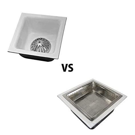 10” X 10” X 3” Stainless Steel Floor Sink Basket Square