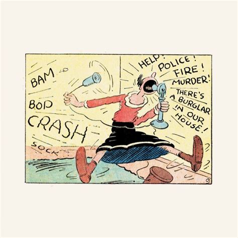 Popeye Is Better Than Any Home Security System Art From Popeye Volume