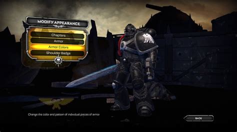 new armor variants image space marine augmented mod for warhammer