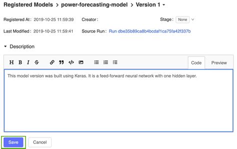 Workspace Model Registry Example Azure Databricks Microsoft Learn