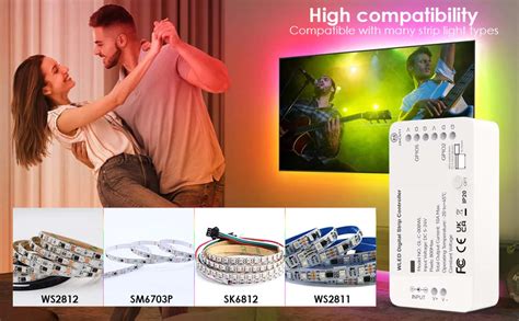 ericsity wled led light strip controller addressable led