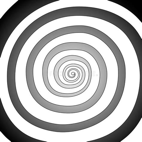 Vector Spiral Background Hypnotic Dynamic Vortex Stock Illustration Illustration Of