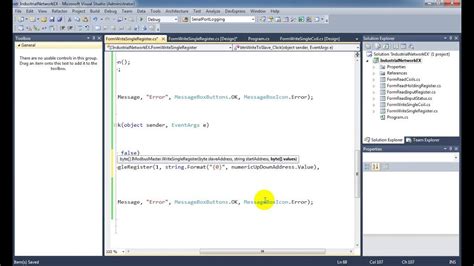 06 Write Single Register Modbus With Net Youtube