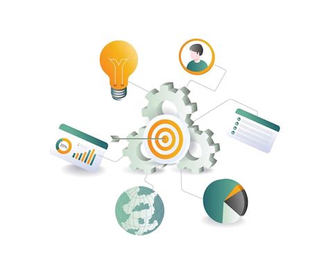 Premium Vector Automatic Target Development Of Businaess Network