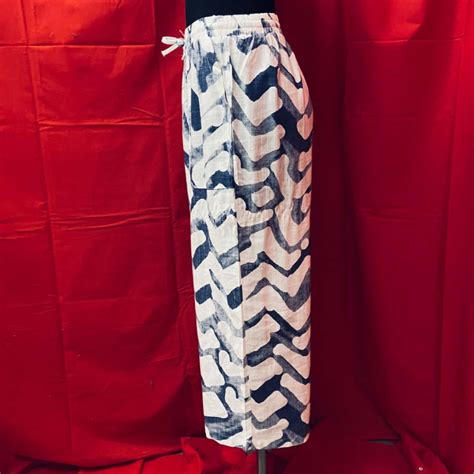 Ruby Rain Womens Size S Wide Leg Blue White S