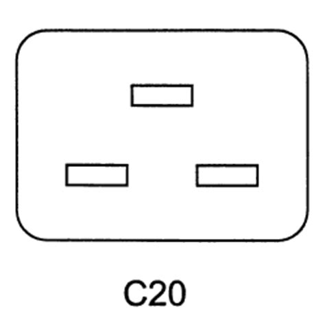 IEC Cord Plug And Socket Designations Power Cord Styles With Specifications And Sketches