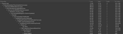 huge gc alloc by assigning text unity engine unity discussions