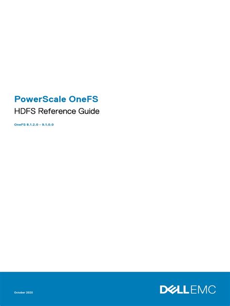 Isilon Onefs 821 Hdfs Reference Guide Pdf Apache Hadoop Command Line Interface