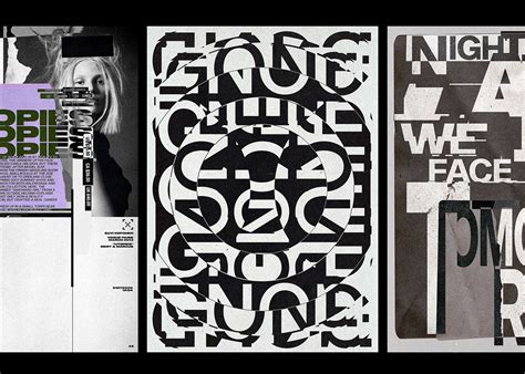 experimental typography poster vol 1 on behance