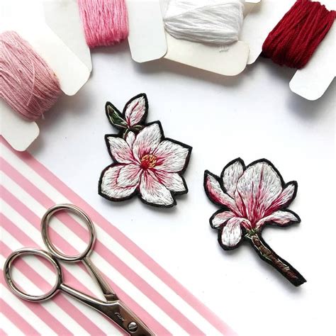 Blooming Day 🪡 Embroidery art on Instagram в 2024 г | Узоры для ручной ...