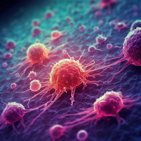 Microscopio De Células Humanas Foto Premium