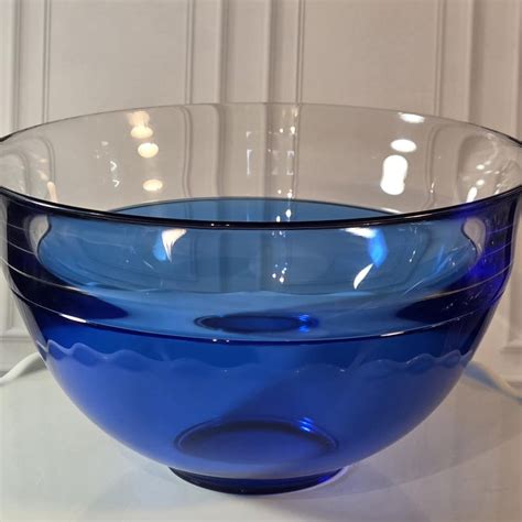 Blue Swedish Mcm Bowl Etsy