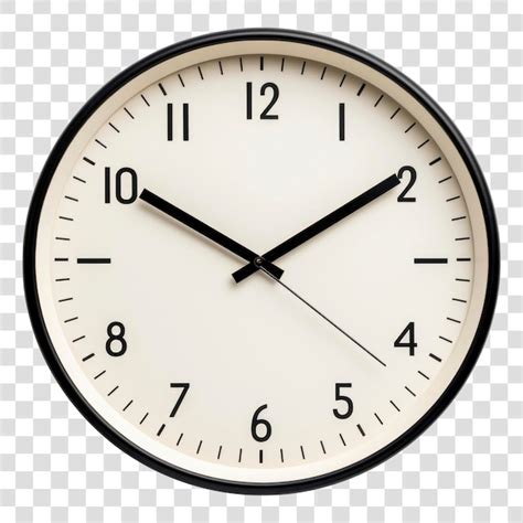 Premium Psd Minimalist Wall Clock With Numbers