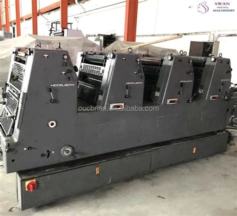 Swan Machinery Second Hand Gto 4 Color Offset Printing Machine SM Offset Printer Products From