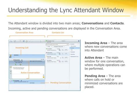 Ppt Microsoft ® Lync ™ 2010 Attendant Training Powerpoint Presentation Id686237