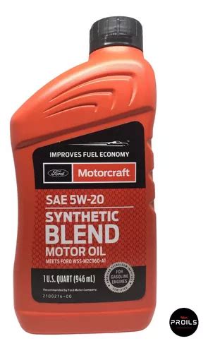 Lubricantes Motorcraft 5w20 Synthetic Blend | MercadoLibre