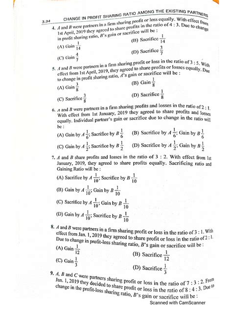 Accounts Assignment Pdf