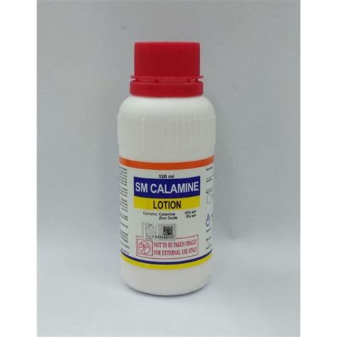 Sm Calamine Lotion 15 120ml Relieves Discomfort Of Sunburn Prickly
